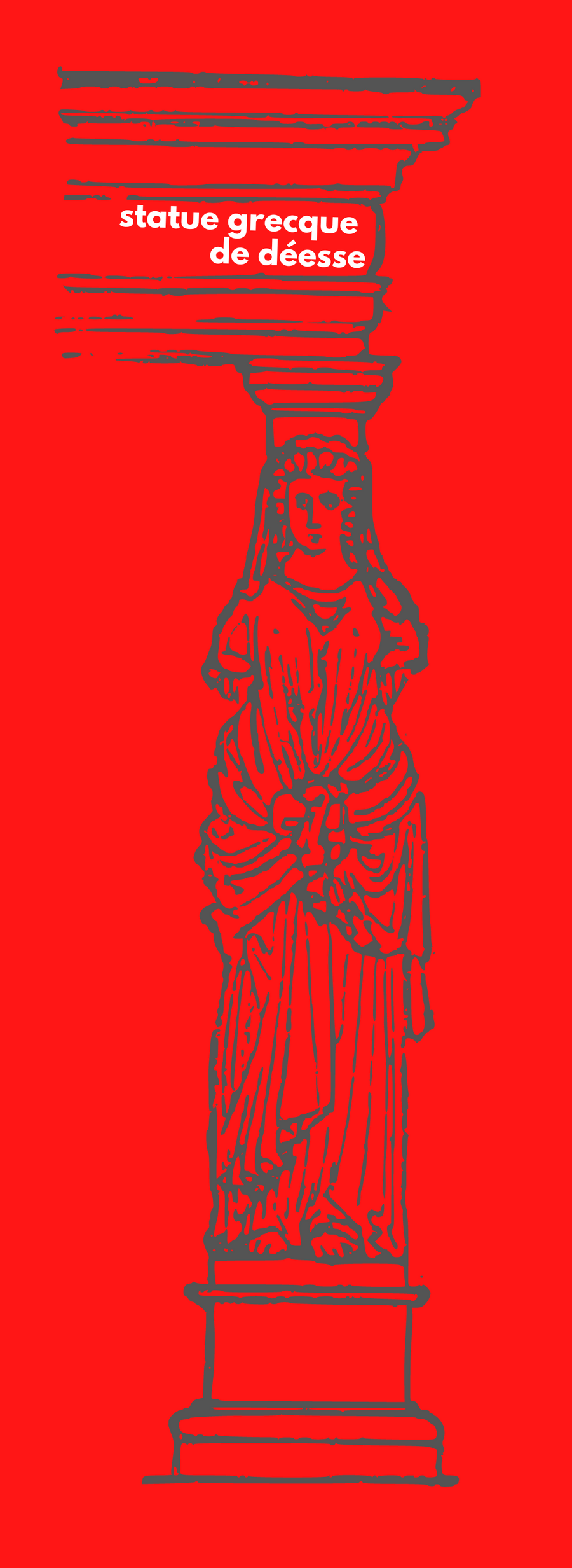 Statue Grecque de Déesse – Temple Grec